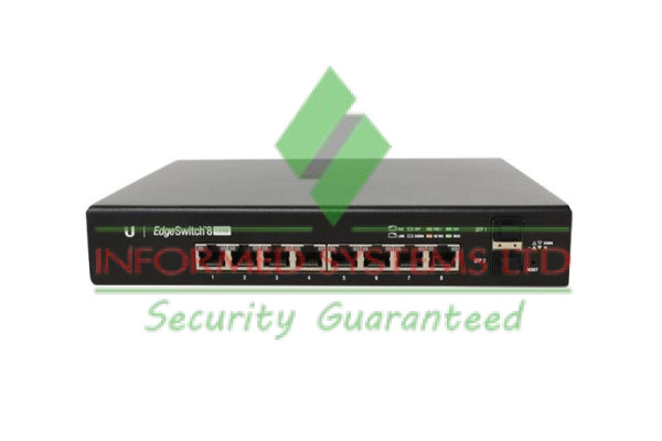 Ubiquiti EdgeSwitch 8 Ports 150W | ES-8-150W | Informed Systems Store